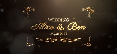 blender motion graphics animated wedding invitation [ ] blendernation