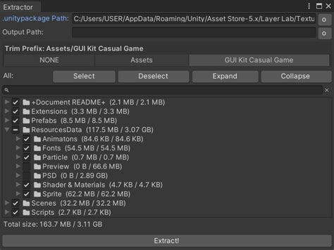 Extract A Unitypackage To Any Directory Even Outside The Project Folder From Within Unity