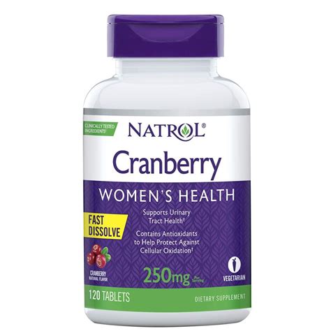 Natrol Cranberry 250mg 120 Tab Tay Pharmacies