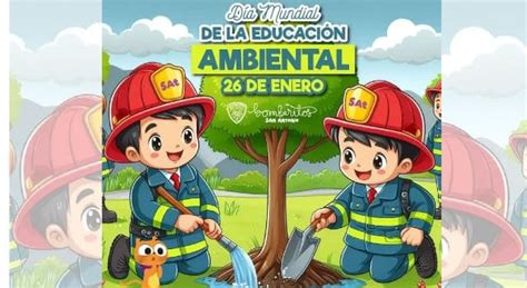Día Mundial de la Educación Ambiental programa Bomberitos dio algunas recomendaciones