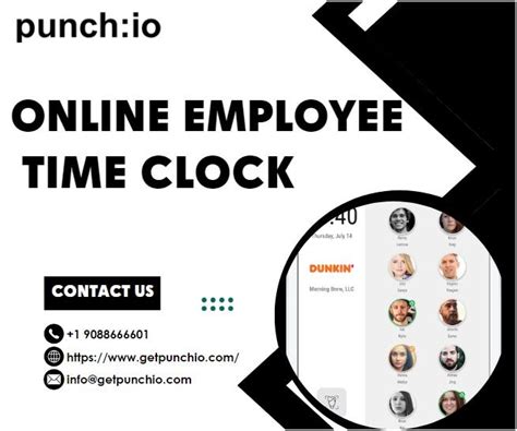 App Based Employee Time Clock Digital Time Clock Software Facial