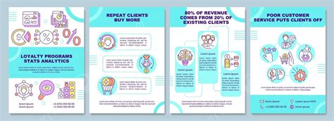 Loyalty Programs Stats Analytics Brochure Template Layout Typography