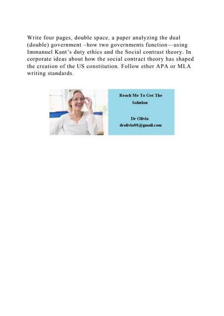 Write Four Pages Double Space A Paper Analyzing The Dual Double Docx Civic Affairs Politics