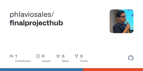 GitHub Phlaviosales Finalprojecthub