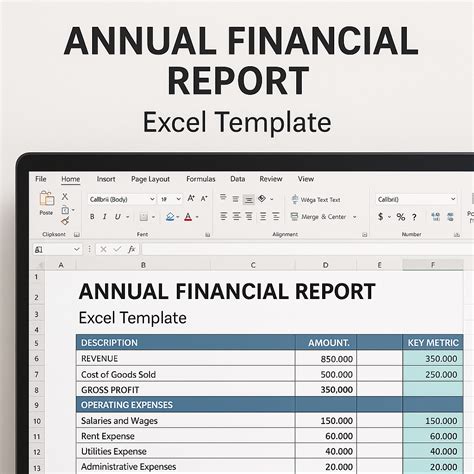 Download [free] Basic Annual Financial Report Excel Format