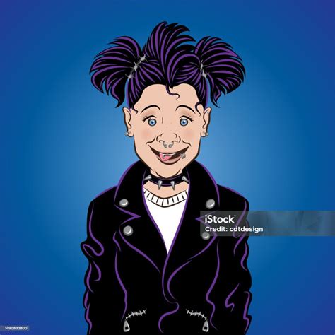Traveling Punkette Stock Illustration Download Image Now Adult Adults Only Alternative
