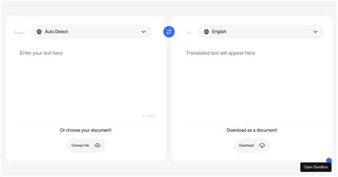 Blvackk Live Language Translation Codesandbox