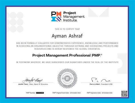 Syed Azhar Hussain On Linkedin Pmp Projectmanagement Certification
