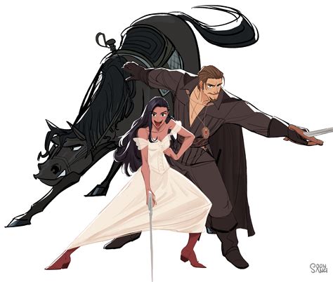 Hong Soon Sang The Legend Of Zorro Zorro Absurdres Commentary