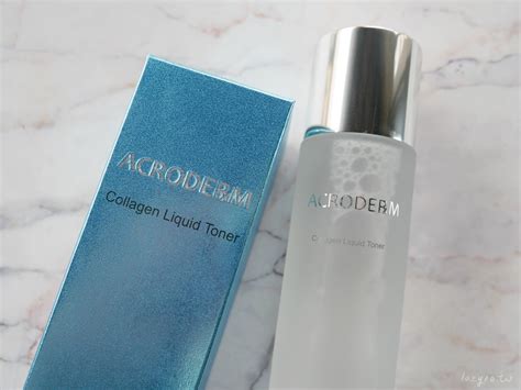 膠原蛋白保養品 Acroderm亞果生醫 膠原蛋白煥白化妝水膠原蛋白煥白精華液膠原蛋白煥白乳評價分享 魚腦少女耍廢誌