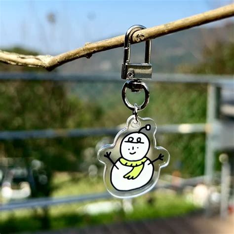 茶包雪人 壓克力吊飾 聖誕限定 茶包先生 Mrteabag｜鑰匙圈鑰匙包人氣榜 Pinkoi