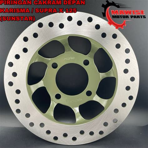 Jual PIRINGAN CAKRAM DPN KARISMA SUP X 125 SUNSTAR PIRINGAN