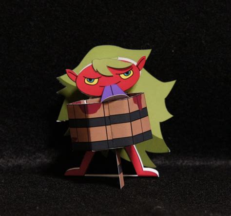 Yo Kai Watch Akaname Vayashis11 Youkai Watch Paper Craft