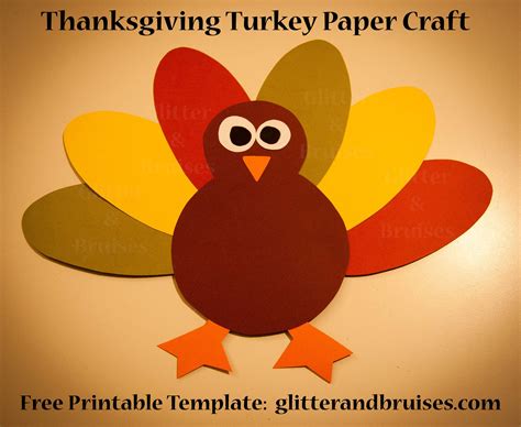 Turkey Paper Plate Craft Printable Get What You Need For Free