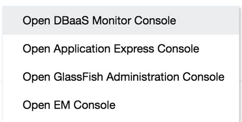 Oracle Cloud Database Em And Dbaas Monitor Console Oracle Forums