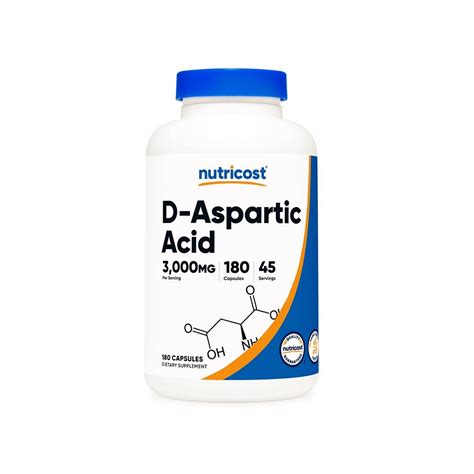 D-Aspartic Acid D-Аспарагинова киселина Повишава тестестерона по ...