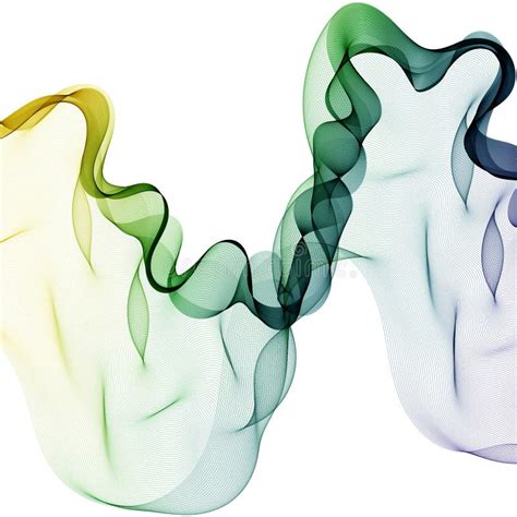 Abstract Colorful Wave Pattern Vector Design Element Colorful Wave Layout For Advertising