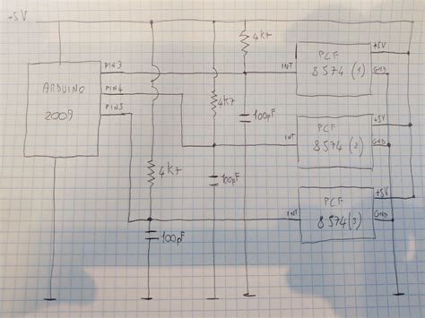How To Connect Multiple Pcf8574s Leds And Multiplexing Arduino Forum