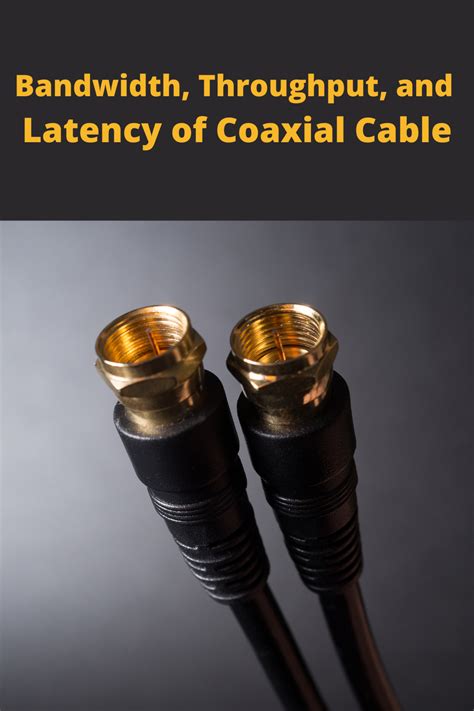 Bandwidth Throughput And Latency Of Coaxial Cable Cable Internet Power