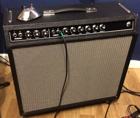 Custom Ab763 Deluxe Reverb Amplifier Hand Wired Reverb Uk
