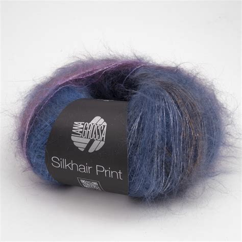 Пряжа Lana Grossa SILKHAIR PRINT 25г 0410 LANA GROSSA (Германия) цвет ...