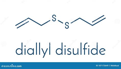 Diallyl Disulfide Garlic Molecule One Of The Compounds Responsible For