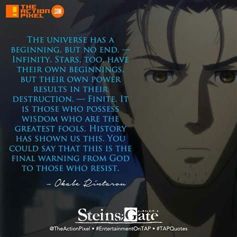 Steins Gate Okabe Quotes