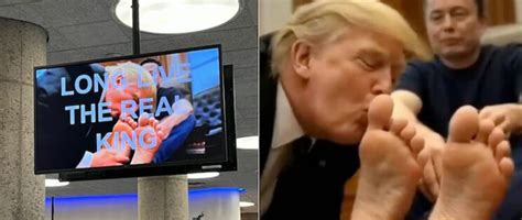 Vídeo Bizarro Gerado Por Ia De Trump Beijando Os Pés De Musk é Exibido