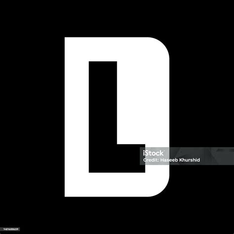 Logo Dl Minimal Icône Dune Lettre Dl Sur Fond De Luxe Idée De Logo