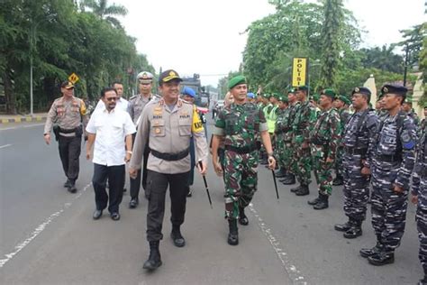 Pengamanan Pemilu Personel Gabungan Di Kota Cilegon Disiagakan BantenNews Co Id