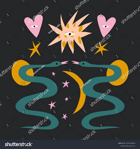 Snakes Kissing Over 59 Royalty Free Licensable Stock Vectors And Vector