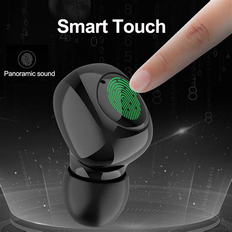 Tws Mini Portable Bluetooth 50 Earphone Smart Touch Stereo Headphone