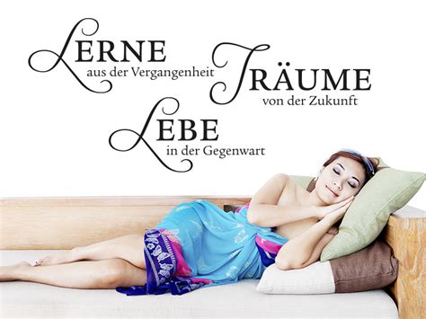 Wandtattoo Lerne Träume Lebe als Wandtattoo Spruch