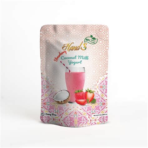 HandS Flavoured Coconut Yogurt Dairy Free All Natural Includes Fresh Fruit Pulp Palm Sugar