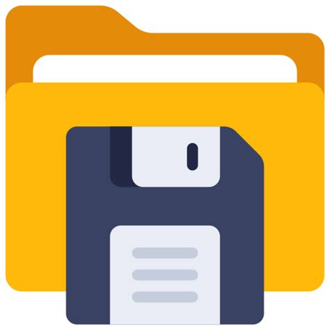 Data Storage Juicy Fish Flat Icon