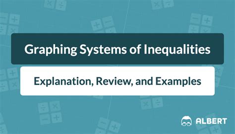 Graphing Systems Of Inequalities Explanation Review And Examples Albert Resources