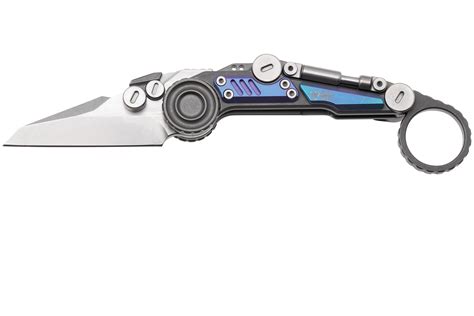 Noc Knives Shuukaku Mt 1104 Two Tone M390 Titanium Purple Inlay