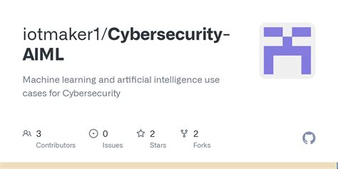 Github Iotmaker1cybersecurity Aiml Machine Learning And Artificial