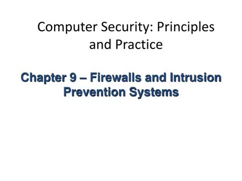 Ppt Computer Security Principles And Practice Powerpoint