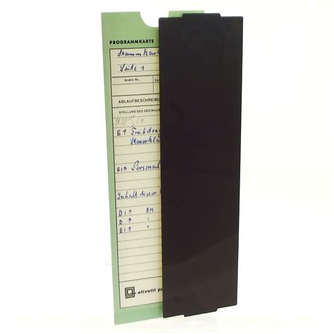 Olivetti Programma Magnetic Card 1965 Early 1970s Museum Of Obsolete Media