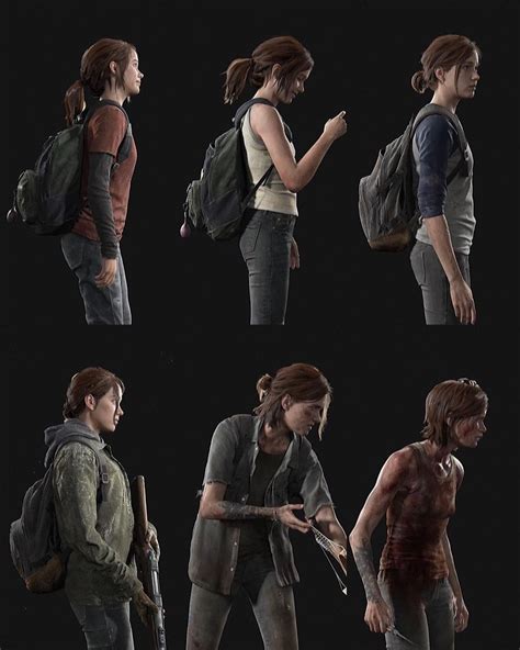 Her Evolution Through Out TLOU2 The Last Of Us Joel And Ellie The Lest Of Us