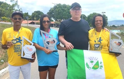 Três atletas de Arapiraca conquistam primeiro lugar na 39ª Corrida