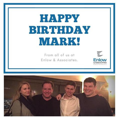 Mark Enlow Inc On Linkedin Happybirthday