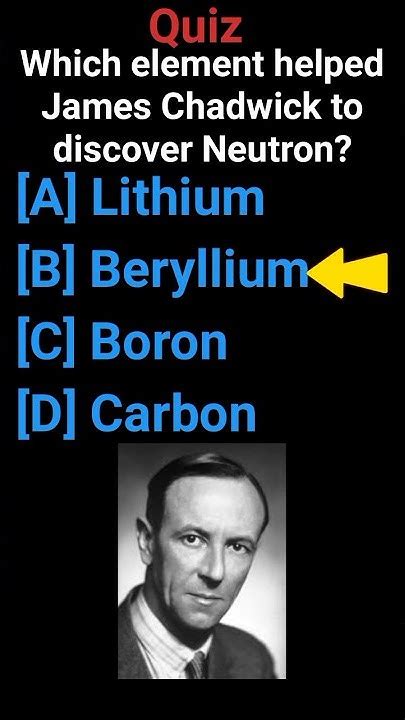 Neutronsjames Chadwickberylliumnucleus α Particleslithiumleadsiliconsodium Youtube