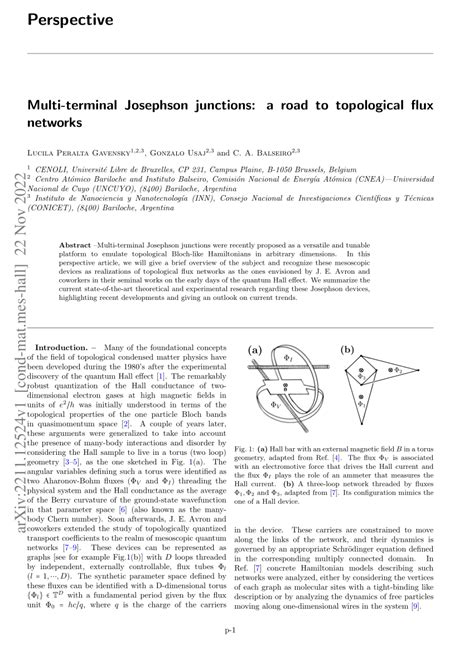 Pdf Multi Terminal Josephson Junctions A Road To Topological Flux