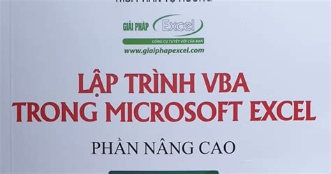 lập trình vba trong microsoft excel phần cơ bản và nâng cao 2019[tải