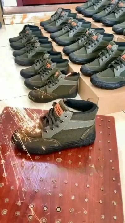 Hfh ของแท้ ป้องกันการเจาะ กันน้ํา รองเท้าประกันแรงงานสูง Th