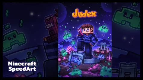 Minecraft Speed Art Judex Mousepad Youtube