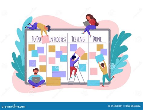 Scrum Processes Teamwork Agile Sprints Software Production