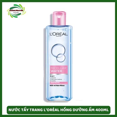 Nước tẩy trang Loreal LOreal Paris 3 in 1 Micellar Water 400ml